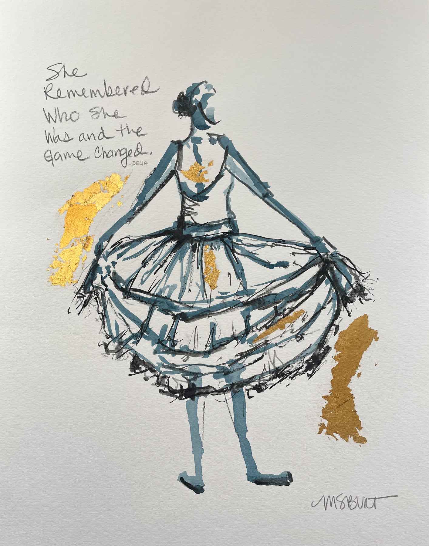 Dancer Series – Michelle's Art Studio